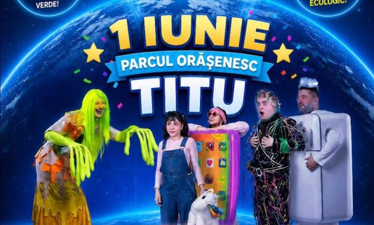 Super program pentru copii, de 1 iunie 2026, în Parcul Orășenesc Titu ...